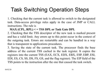 PAI Unit 3 Multitasking in 80386 | PDF