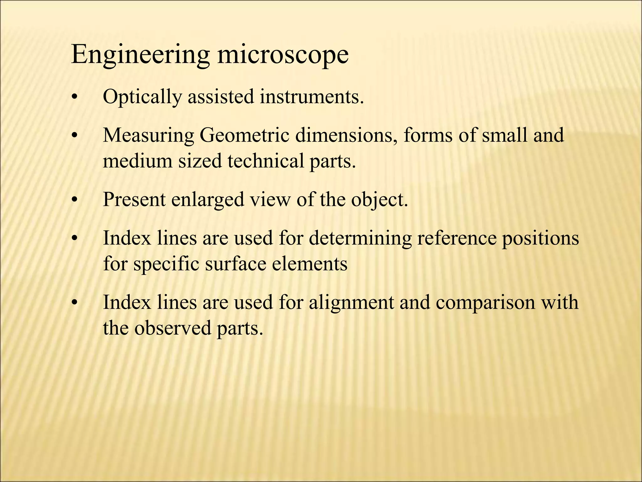Optical measuring instruments | PPT