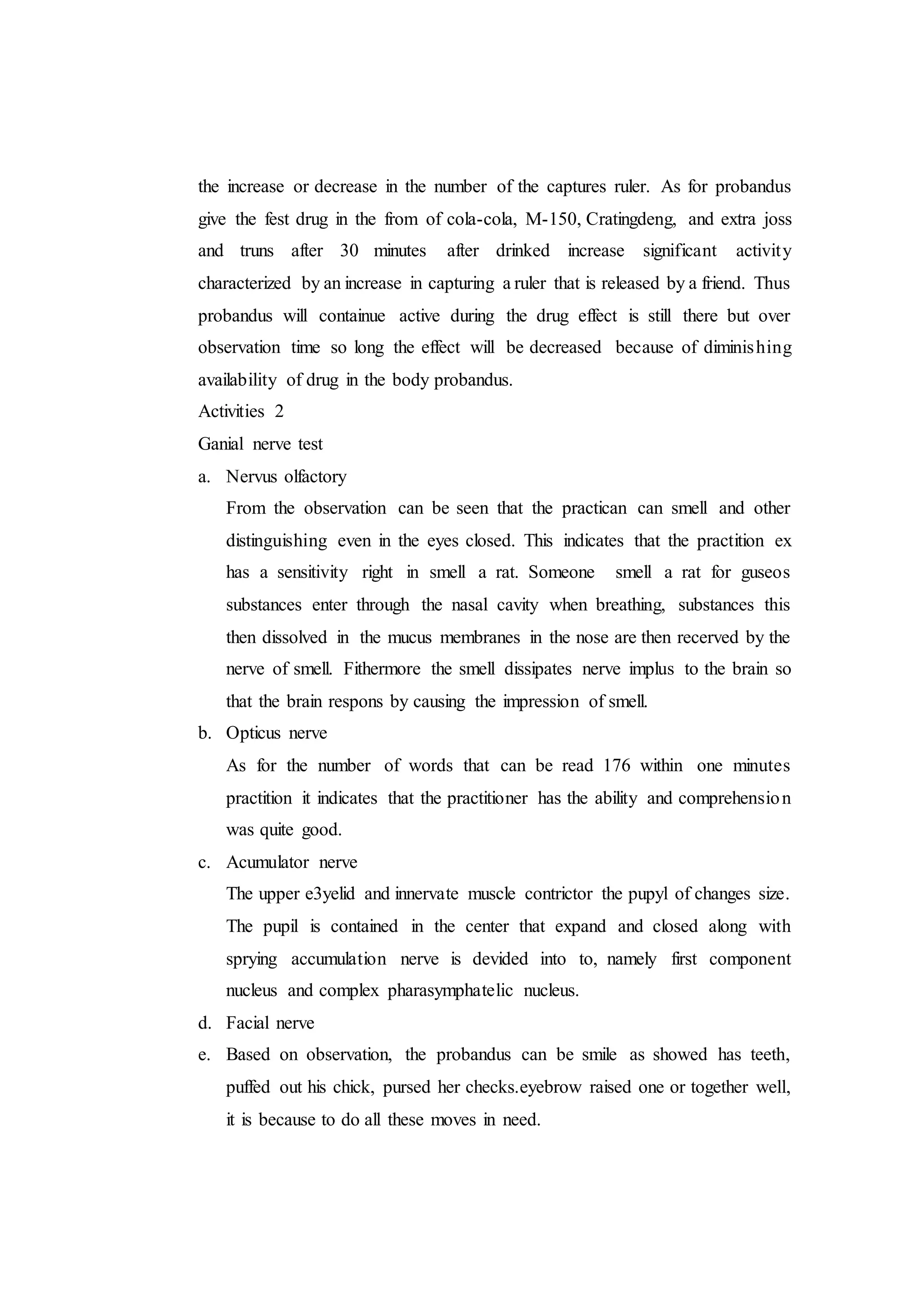 Unit 3 nervous | DOCX