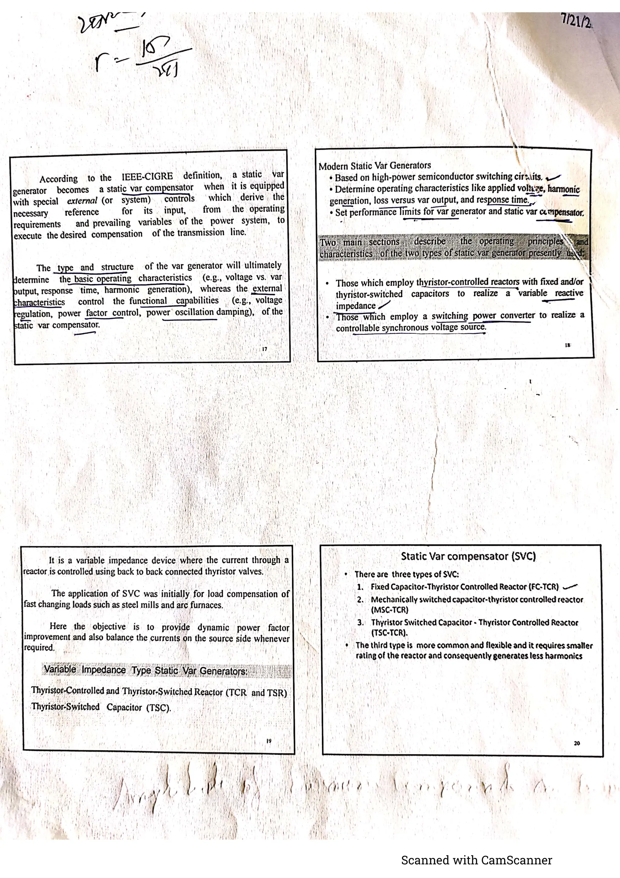 Unit 3 notes FACTS kits college guntur as per r20 syllabus | PDF