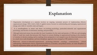 Organization change development and types | PPTX