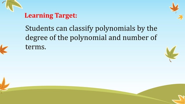 Unit 3 Operations With Polynomials | PPT