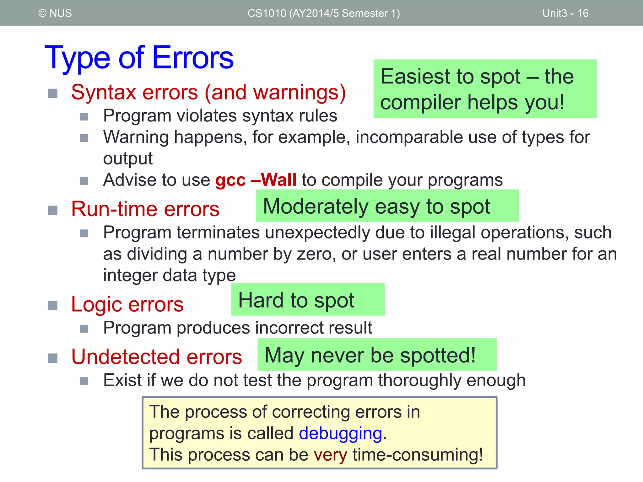 Unit3 overview of_c_programming | PPT