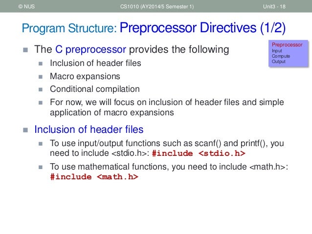 Unit3 overview of_c_programming