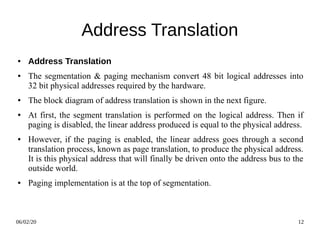 PAI Unit 3 Paging in 80386 Microporcessor | PDF