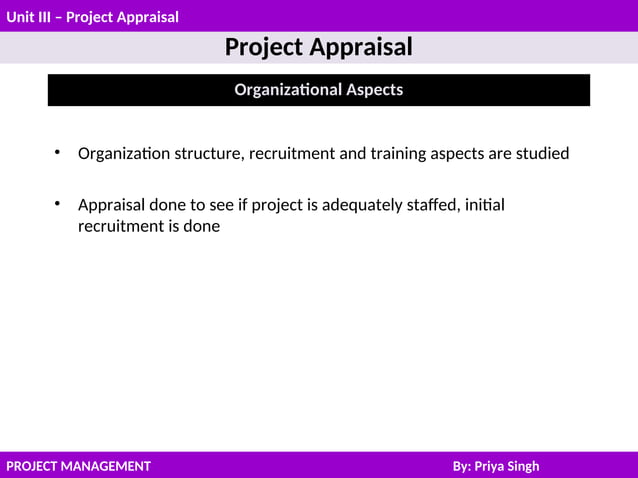 Unit 3 PART 1 Project management.ppt related to role of project ...