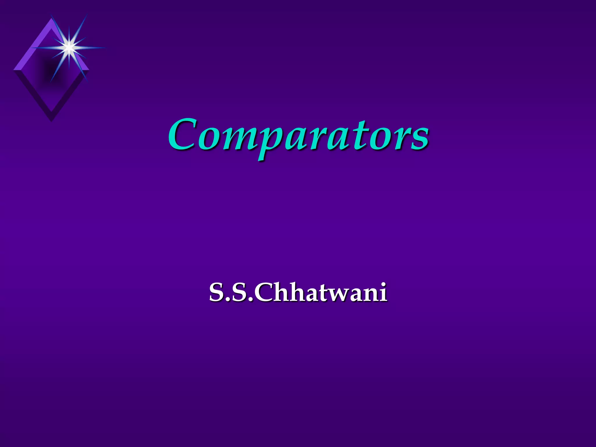 Comparator | PPT