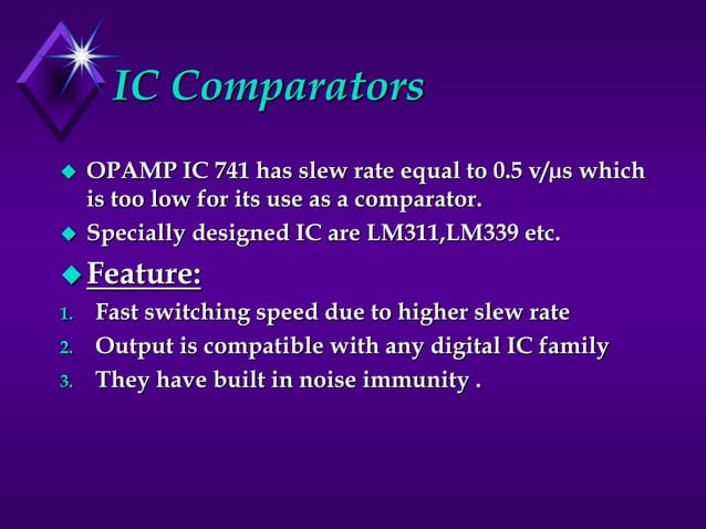 Comparator | PPT | Consumer Electronics | Technology & Computing