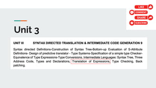 Translation of expression in compiler design | PDF