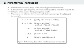 Translation of expression in compiler design | PDF