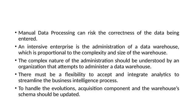 Business intelligence unit 3 ppt. It explored working of BI tools | PPTX