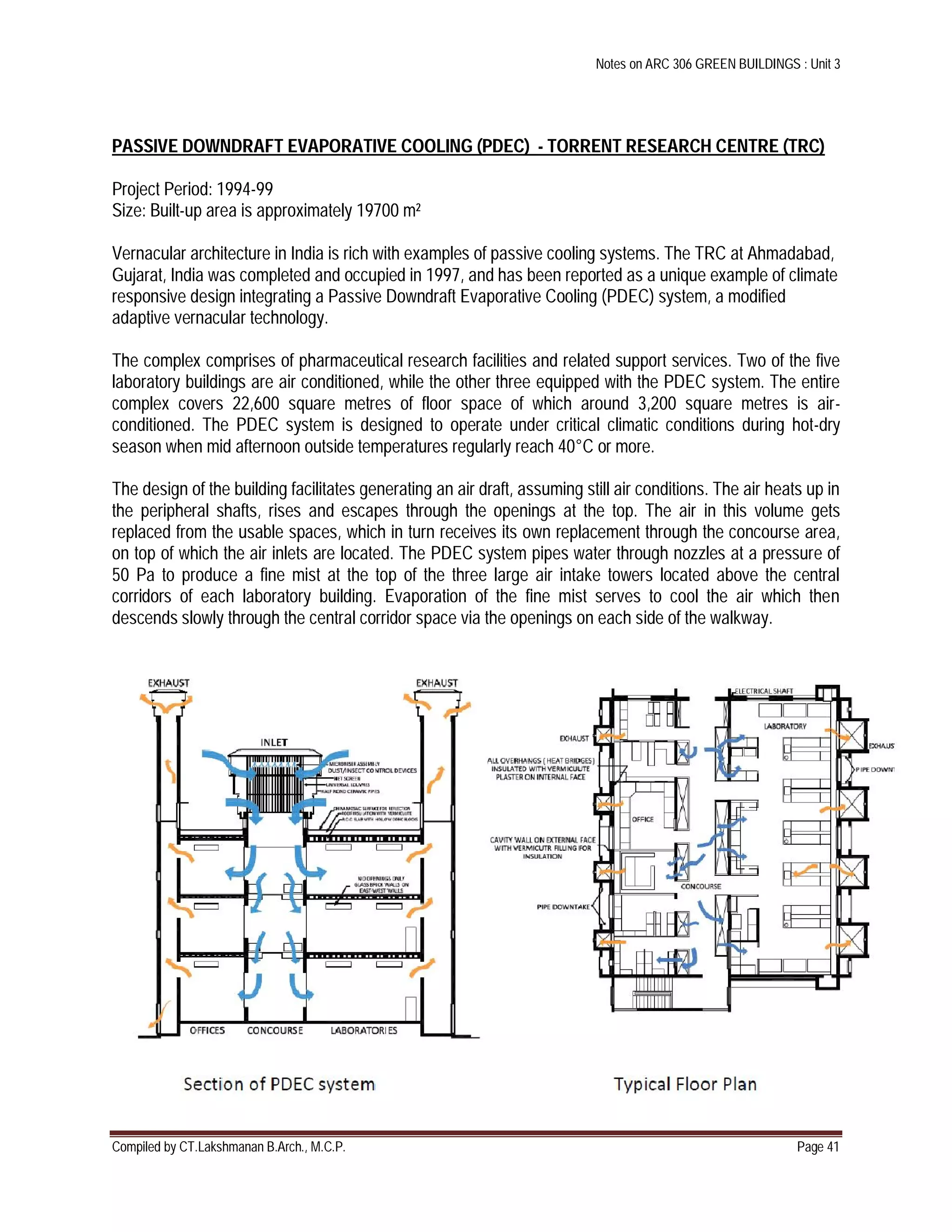 Green Buildings-passive cooling techniques | PDF