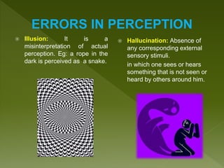 Perception (Psychology for Nurses) | PPTX