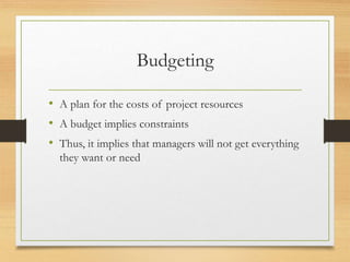 Unit 3 Project management PPT documentss | PPT