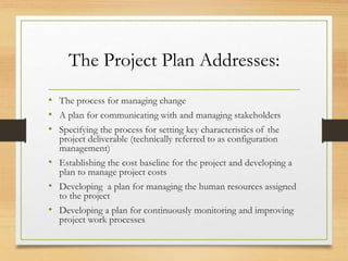 Unit 3 Project management PPT documentss | PPT