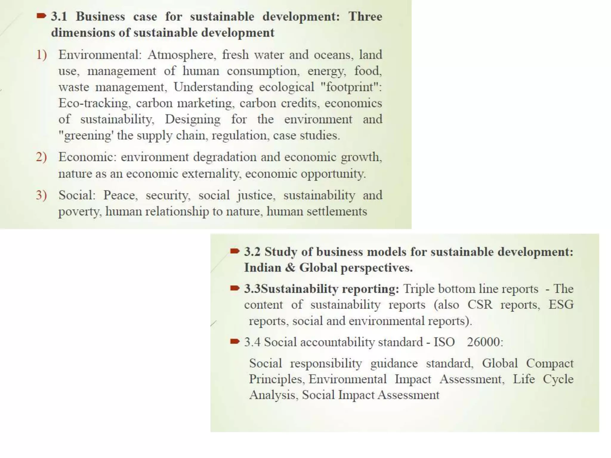 Unit 3 point 1 Environmental Sustainability | PPT | Environment | Science