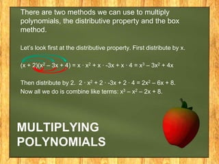 Unit 3 polynomials | PPT