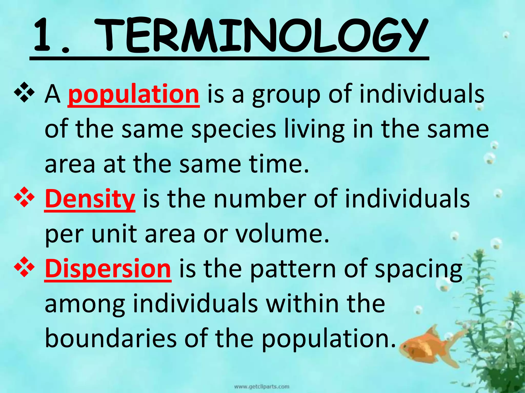 Unit 3 population ecology | PPTX