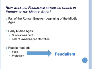 Feudalism Notes | PPTX
