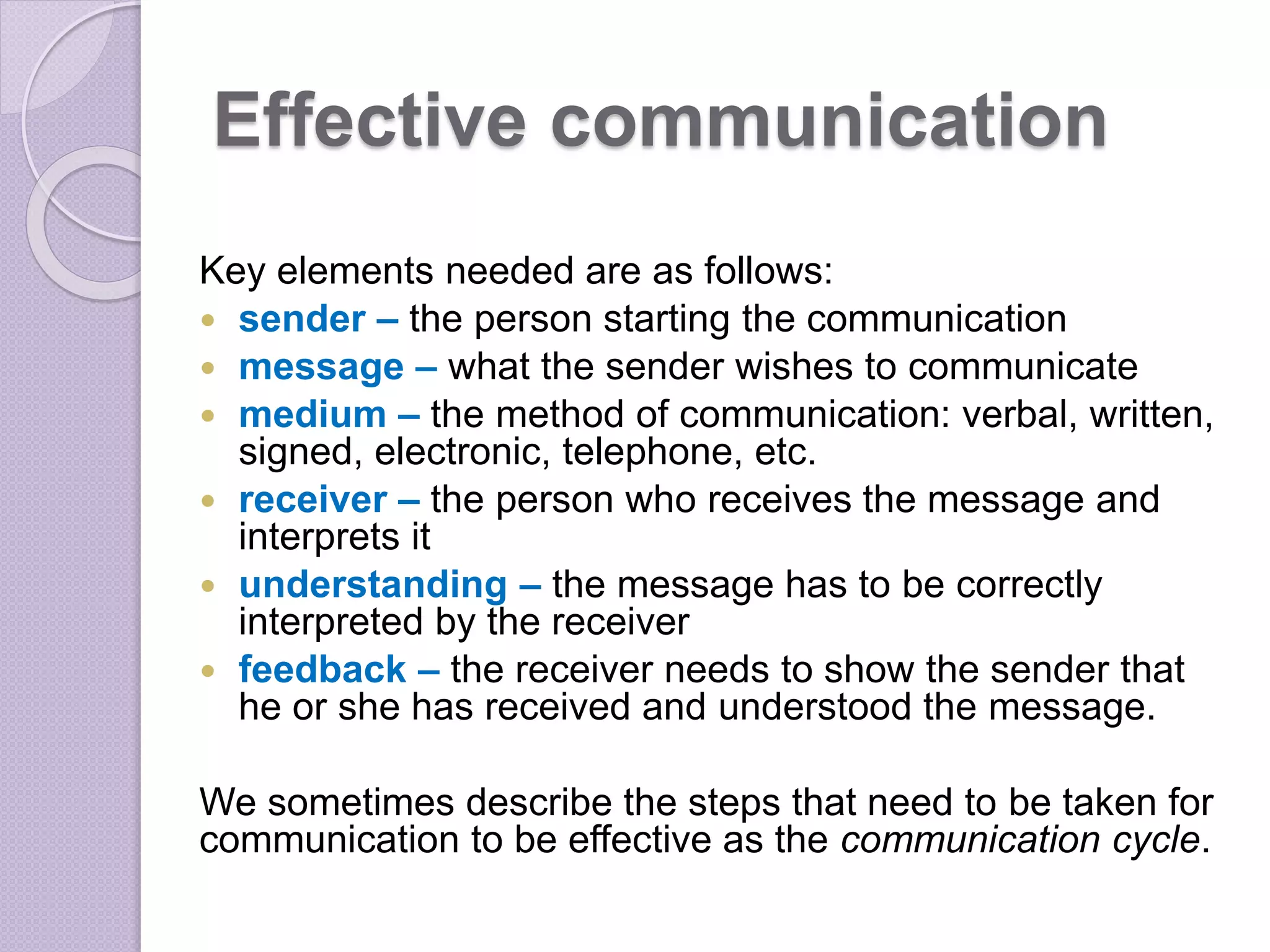 Unit 3 pp effective communication in health and social care outcome a ...