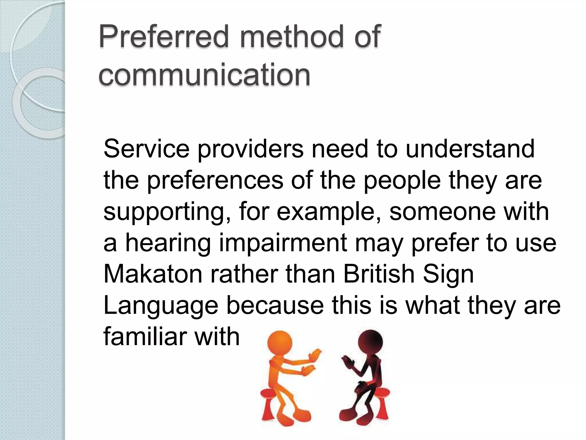 Unit 3 pp effective communication in health and social care outcome b ...