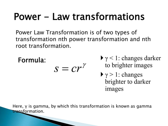 gray level transformation unit 3(image processing)) | PPTX