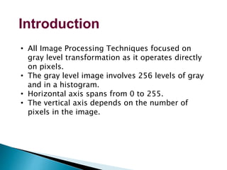 gray level transformation unit 3(image processing)) | PPTX