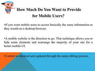 Mobile application development PowerPoin | PPT