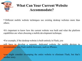 Mobile application development PowerPoin | PPT