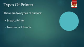 Unit3 ppt2 printers | PPTX