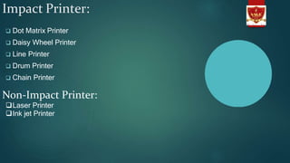 Unit3 ppt2 printers | PPT