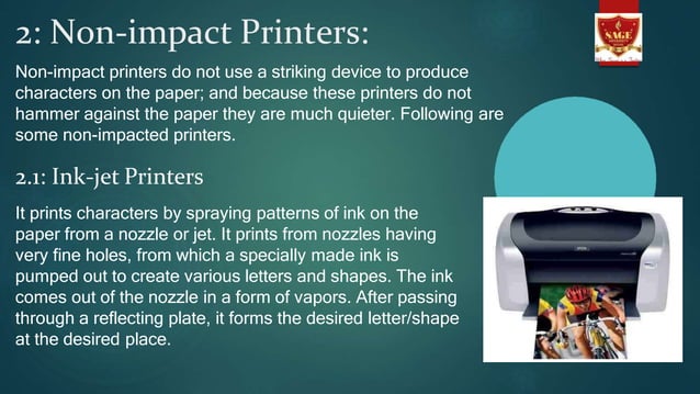 Unit3 ppt2 printers | PPT