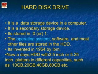 Unit3 ppt3 hard drive | PPTX | Operating Systems | Computer Software ...