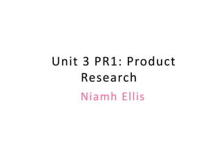 Production Research Powerpoint | PPTX