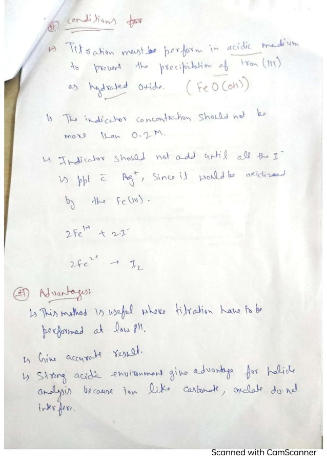Unit 3 precipitation titration || Mohr's Method|| Volhard's method ...