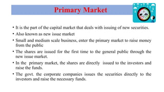 unit 3 primary market.pptx functions, fo | PPTX