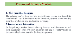 unit 3 primary market.pptx functions, fo | PPT