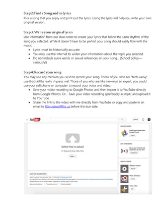 Unit 3 project | PDF