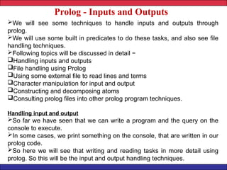Unit 3 Prolog.pptxUnit 3 Prolog.pptxUnit 3 Prolog.pptxUnit 3 Prolog.pptxUnit | PPT