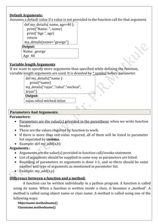 ESIT135 Problem Solving Using Python Notes of Unit-2 and Unit-3 | PDF