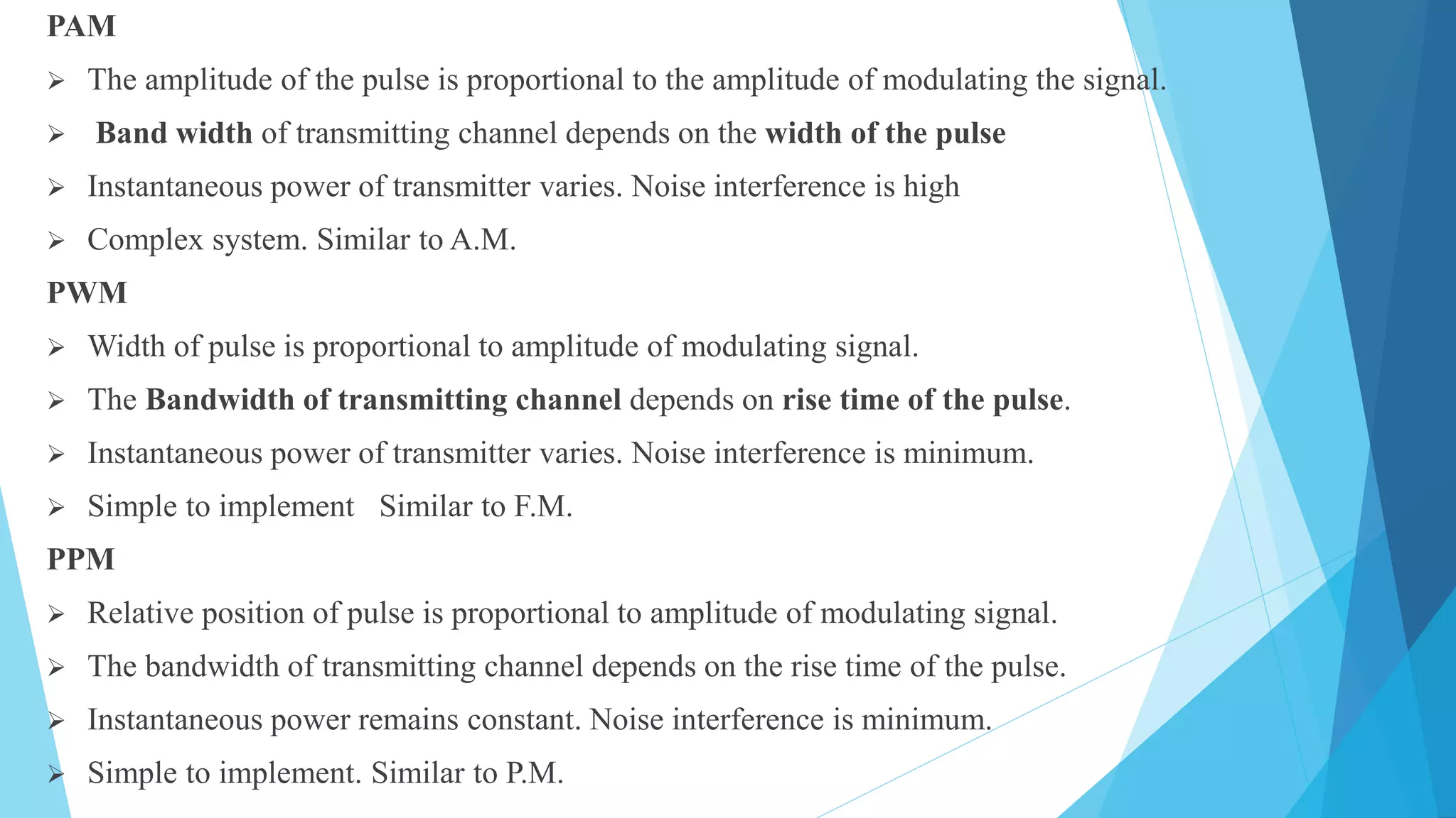 Pulse Modulation ppt | PPTX