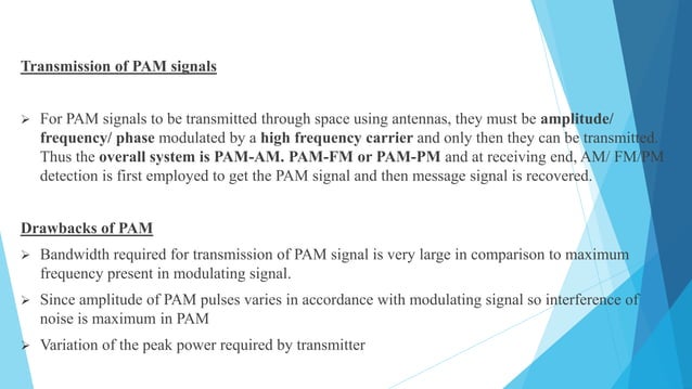 Pulse Modulation ppt | PPTX | Digital Audio | Computer Software and Applications