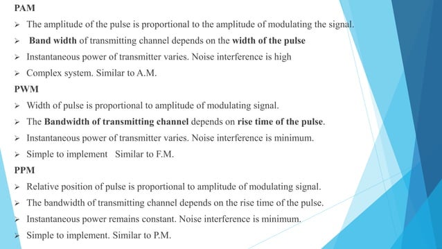 Pulse Modulation ppt | PPTX | Digital Audio | Computer Software and Applications
