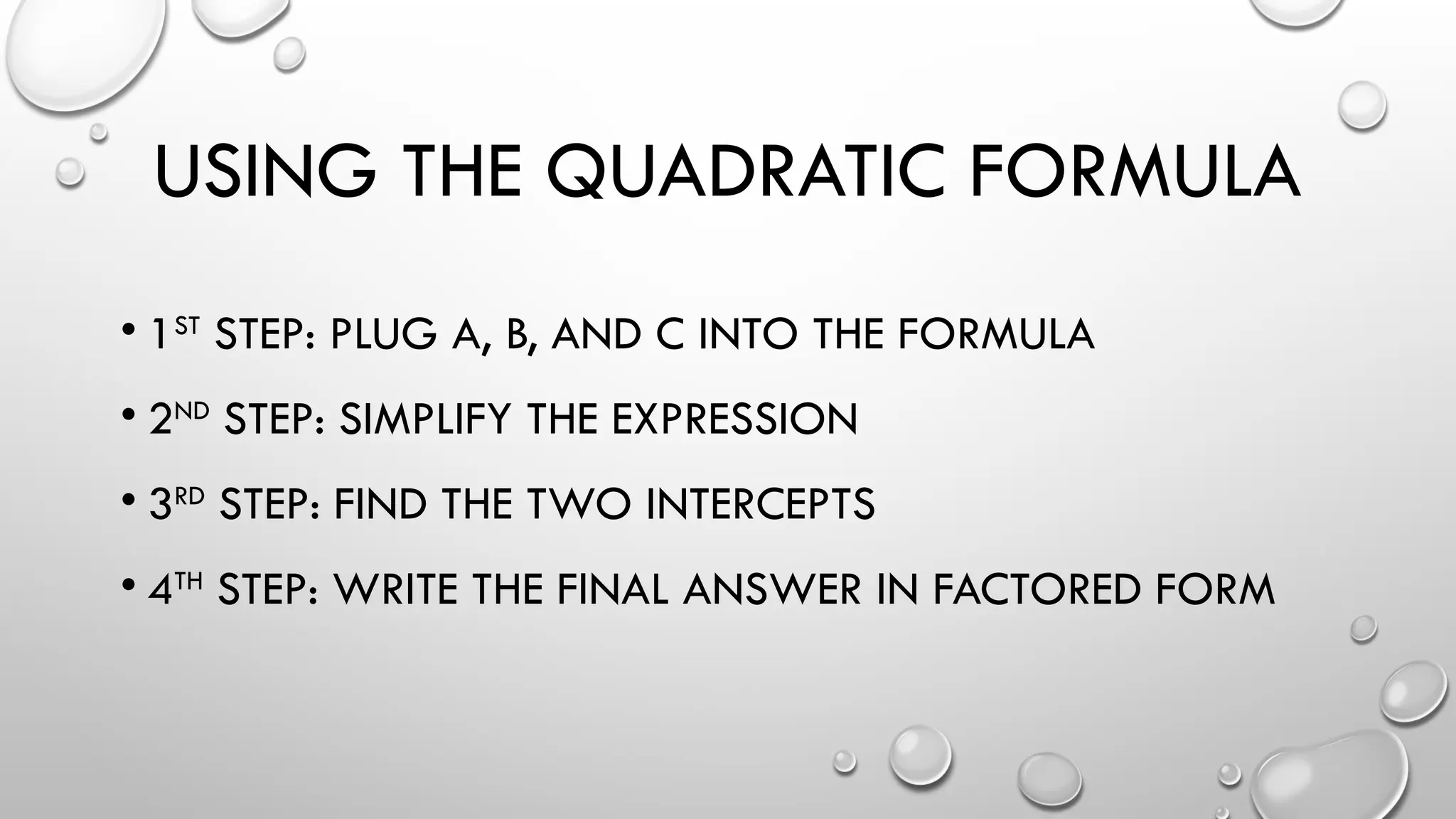 Unit 3 Quadratic Equations PowerPoint.pptx