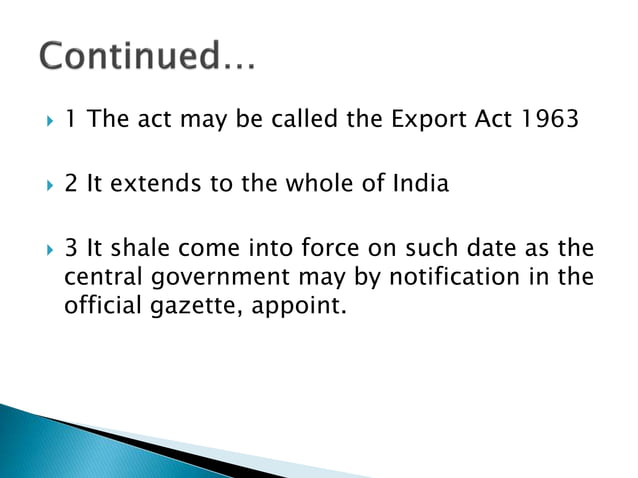 quality control act 1963 | PPTX | Commodities | Economy