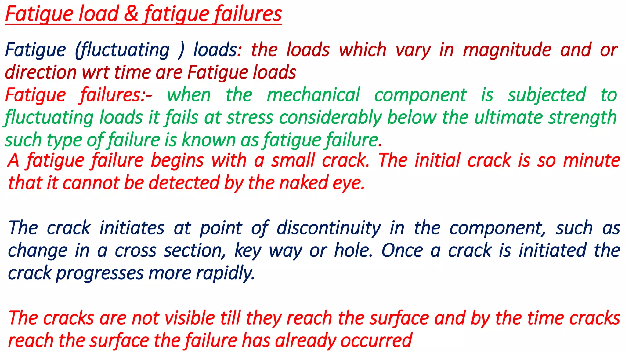 Unit 3 Design of Fluctuating Loads | PDF