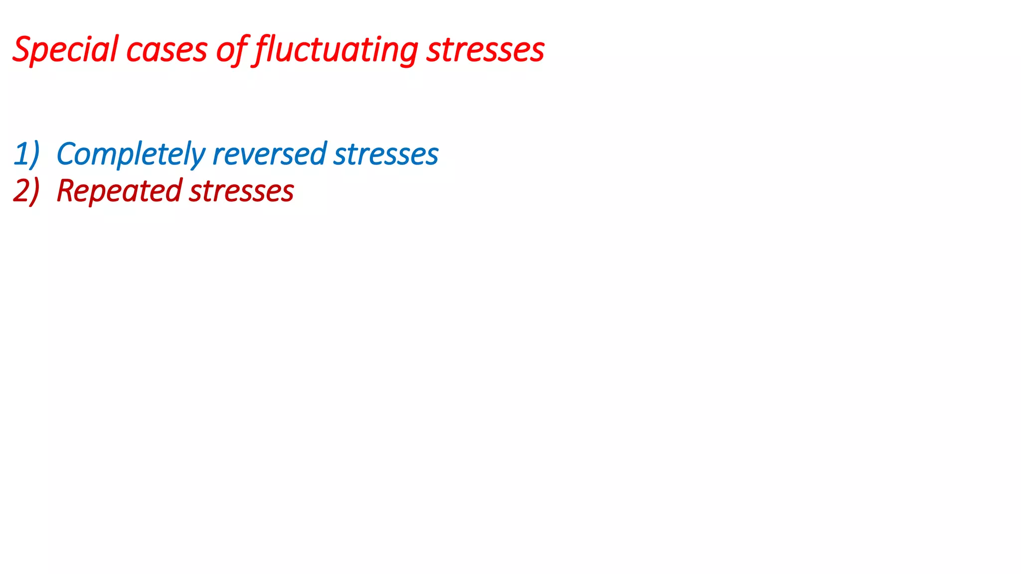 Unit 3 Design of Fluctuating Loads | PDF
