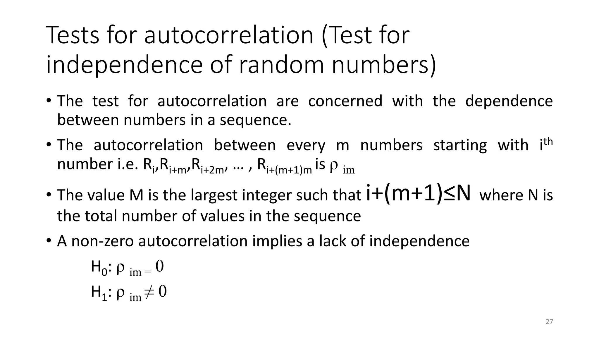 Unit 3 random number generation, random-variate generation | PPTX