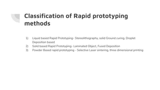Rapid prototyping/ 3D Printing | PDF