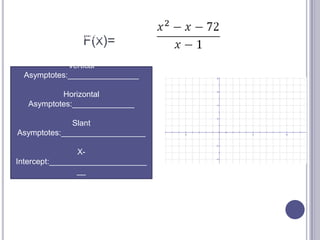 Unit 3 rational functions | PPTX